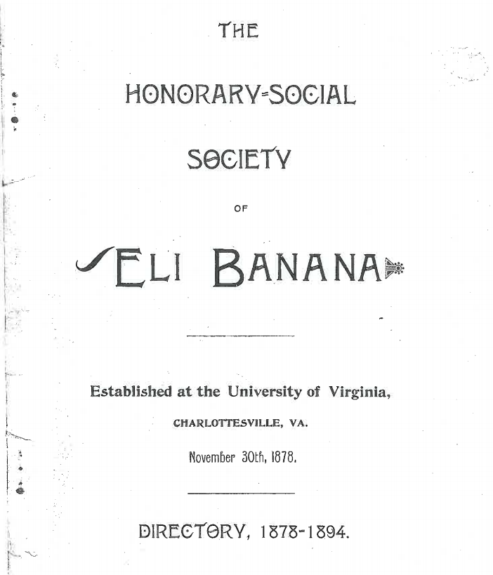 History - The Eli Banana Fund